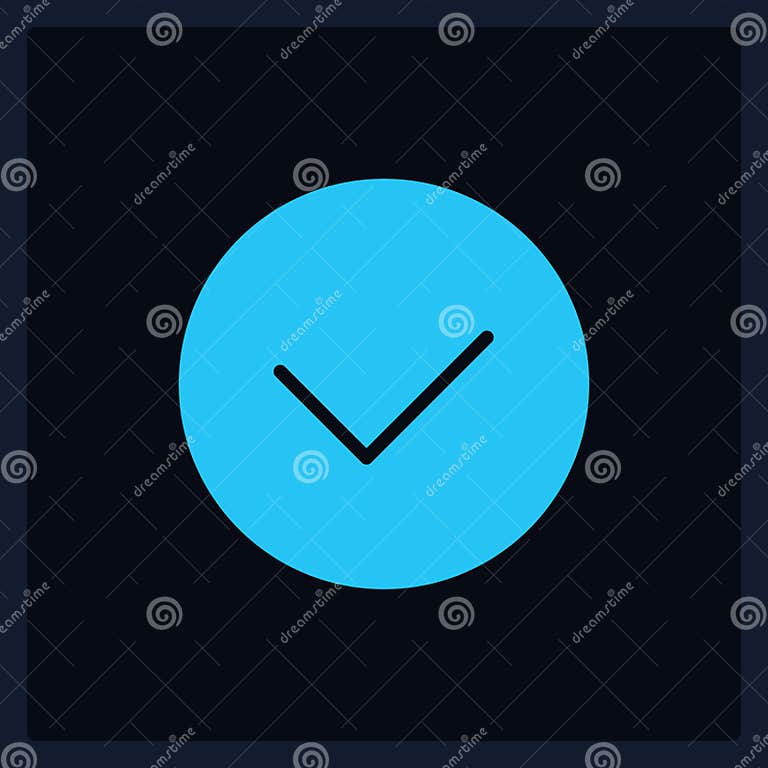 Active Accept Button UI Element Template Stock Vector - Illustration of analytics, digital ...