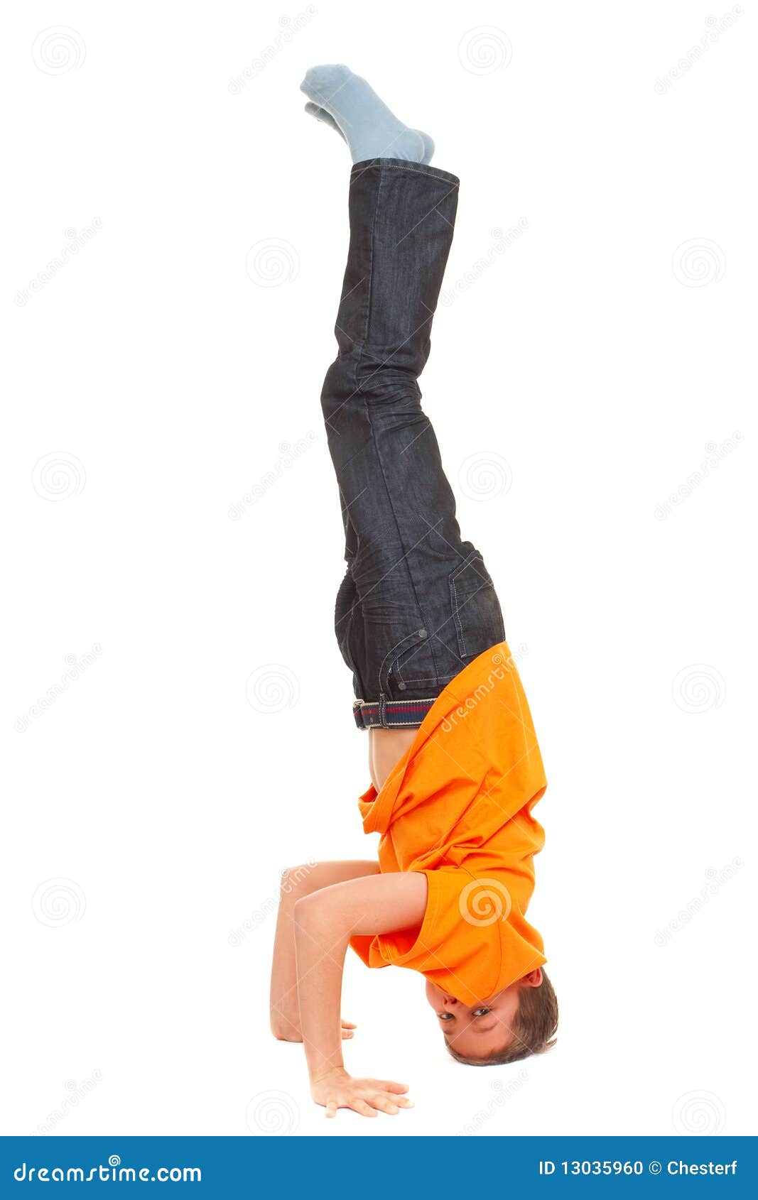 Active boy stock photo. Image of young, hands, length - 13035960