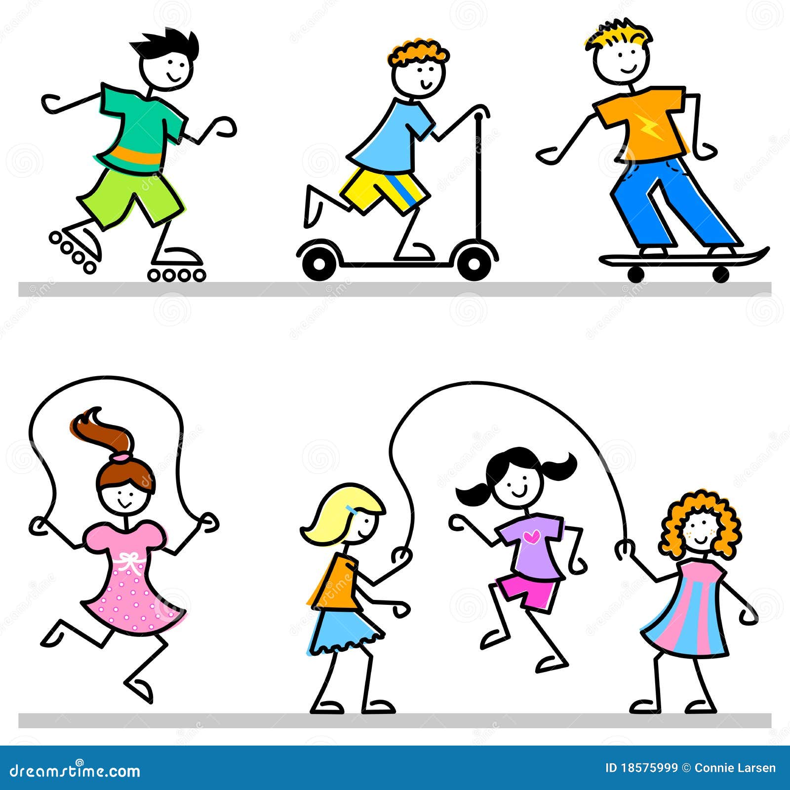 Cartoon People Being Active 12,668 People Being Active Cartoon Stock