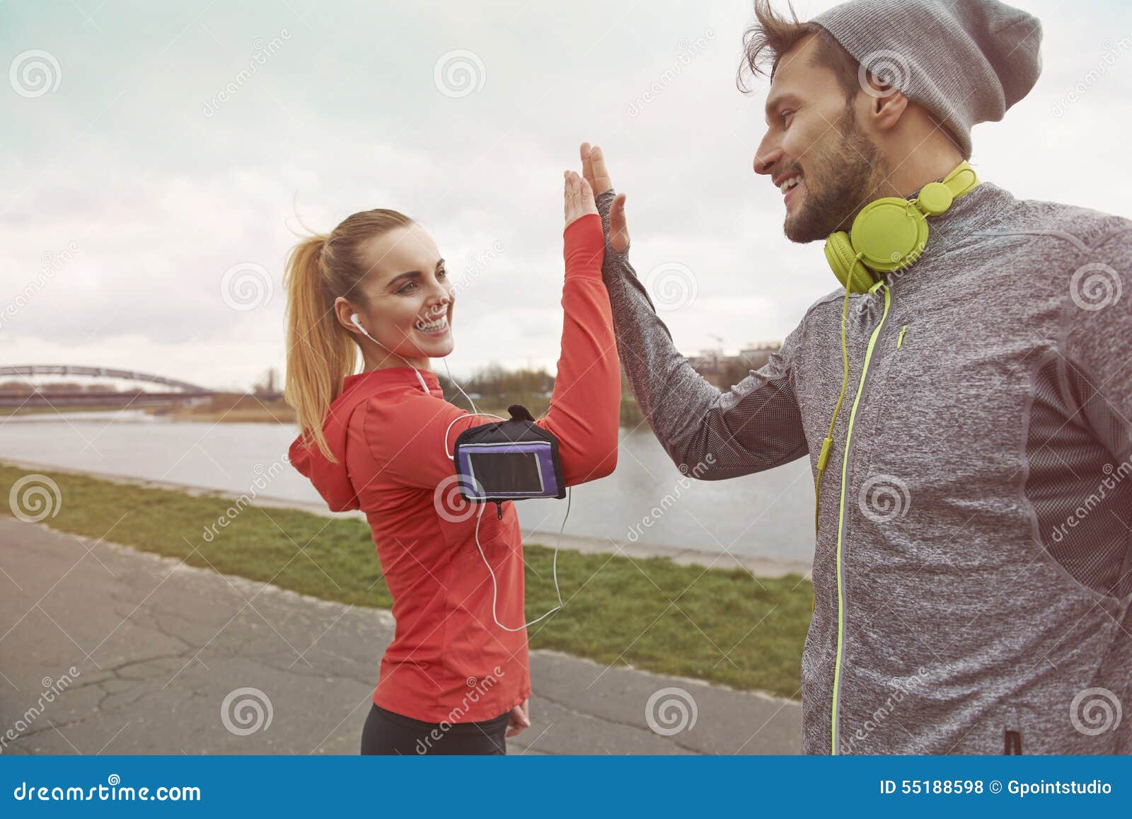 Active couple stock photo. Image of muscular, enjoyment - 55188598