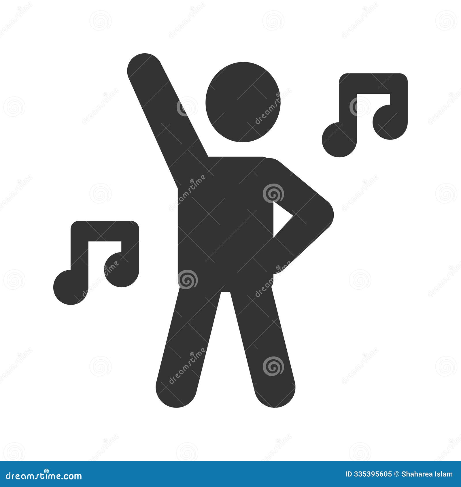 Active dance icon stock illustration. Illustration of presentation ...
