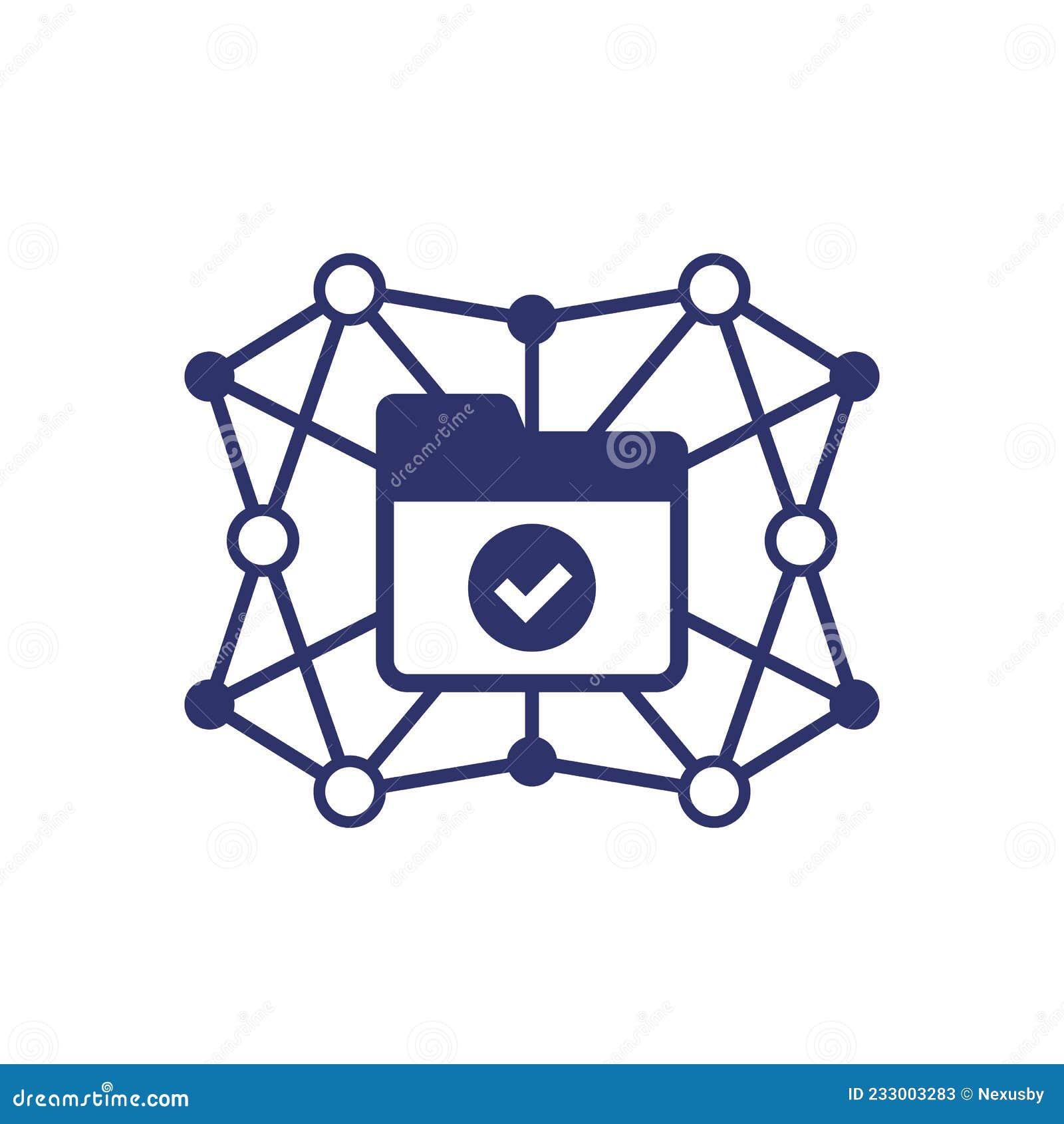 Active Directory Icon on White Stock Vector - Illustration of internet ...