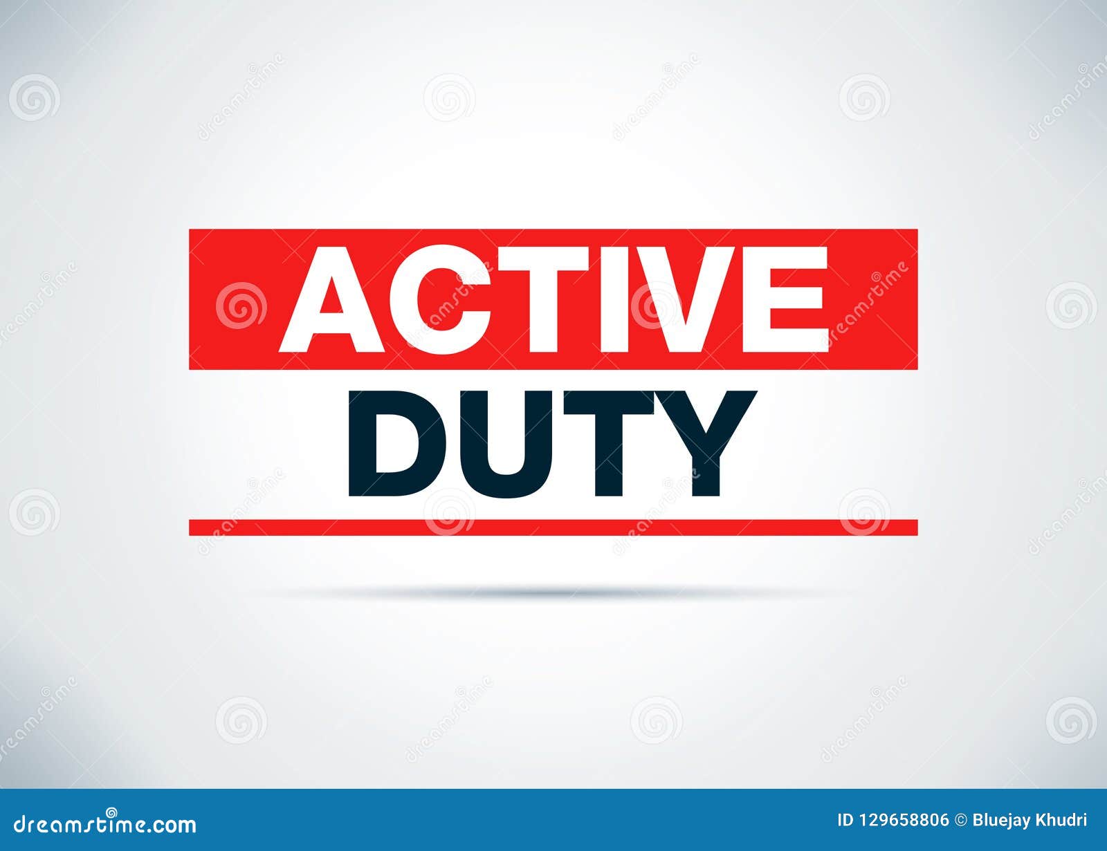 Active Duty Abstract Flat Background Design Illustration Stock ...