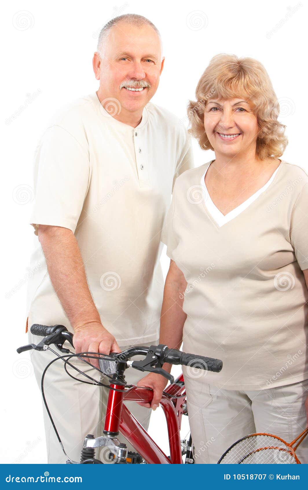 Active elderly couple stock image. Image of lifestyle - 10518707