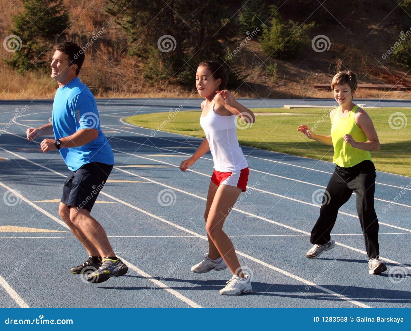 Active family stock photo. Image of action, mother, practicing - 1283568