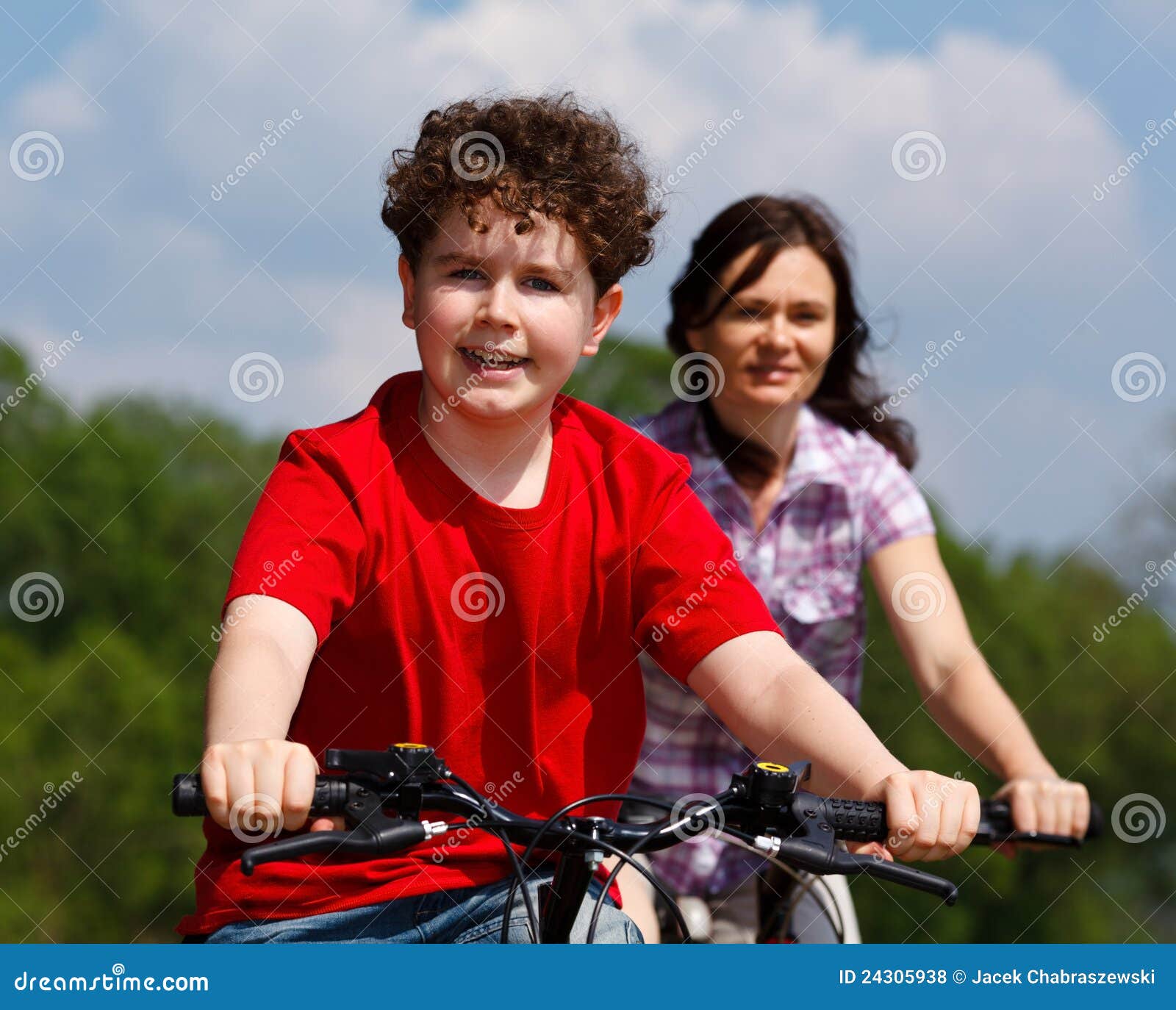 Active family stock photo. Image of garden, country, children - 24305938