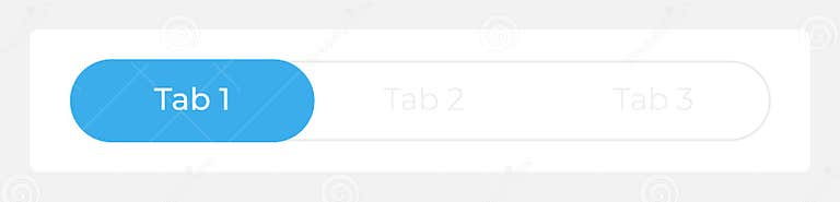 Active First Tab in Menu UI Element Template Stock Vector ... Active First Tab in Menu UI Element Template Stock Vector ...
