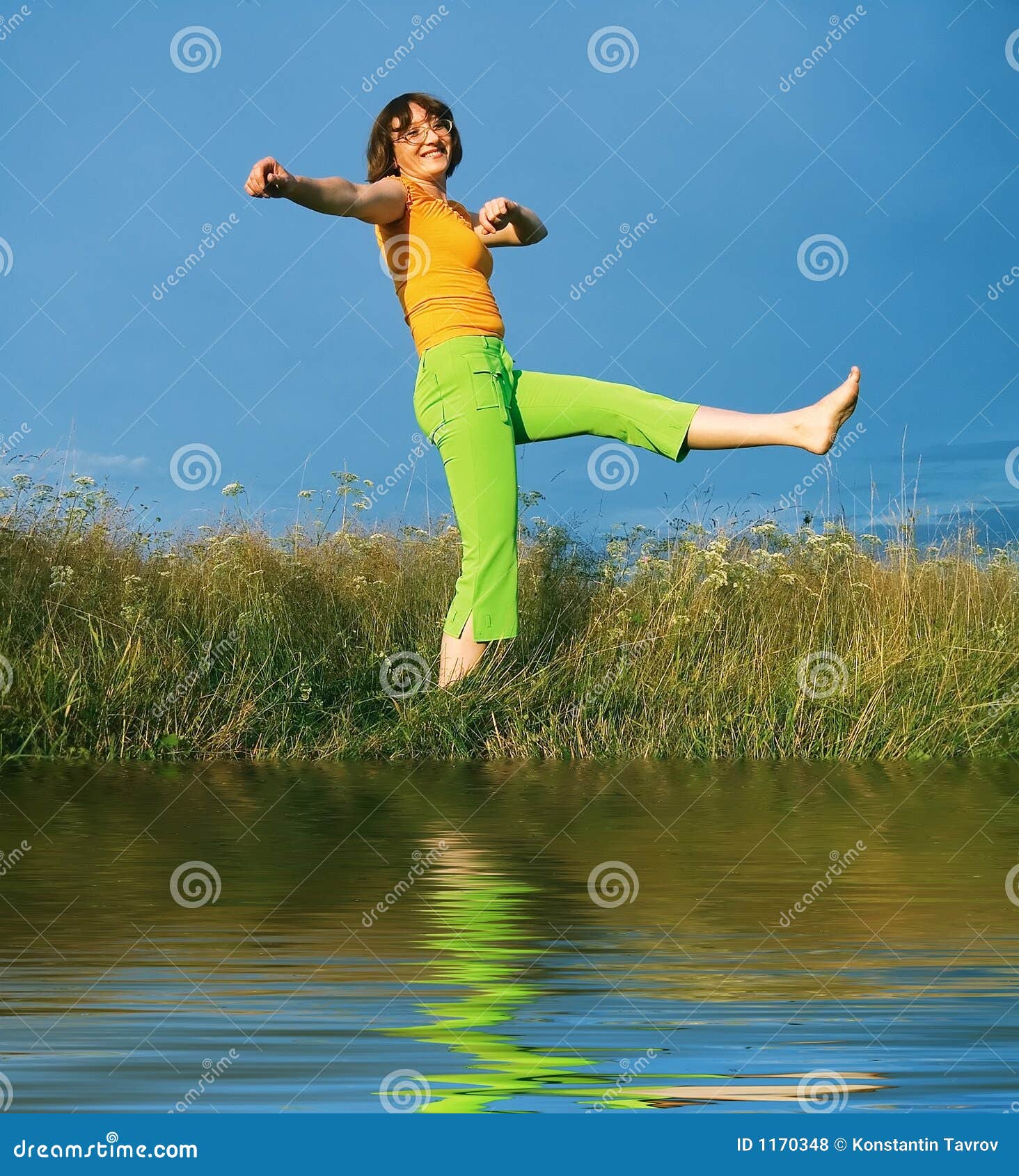 Active girl stock photo. Image of happiness, ocean, body - 1170348