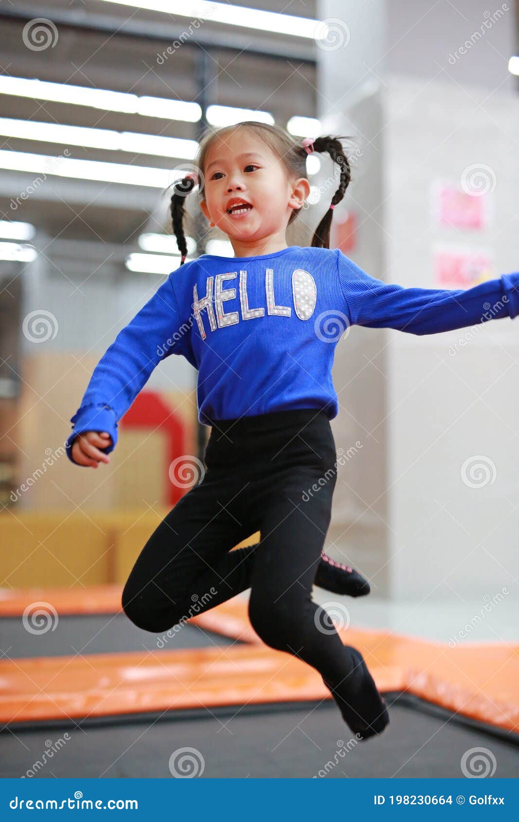 Active Girl Having Fun at Sport Center on Holiday Stock Photo - Image ...