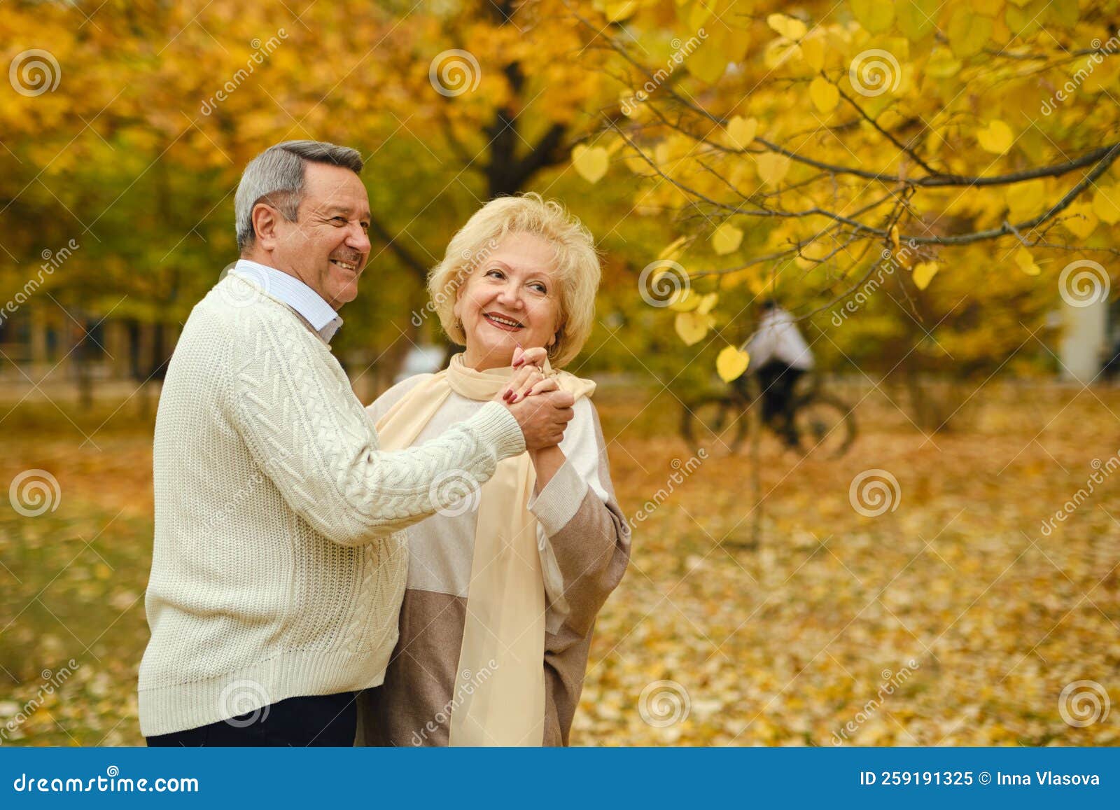 Active Seniors on a Walk in Autumn Forest Stock Image - Image of husband, beautiful: 259191325
