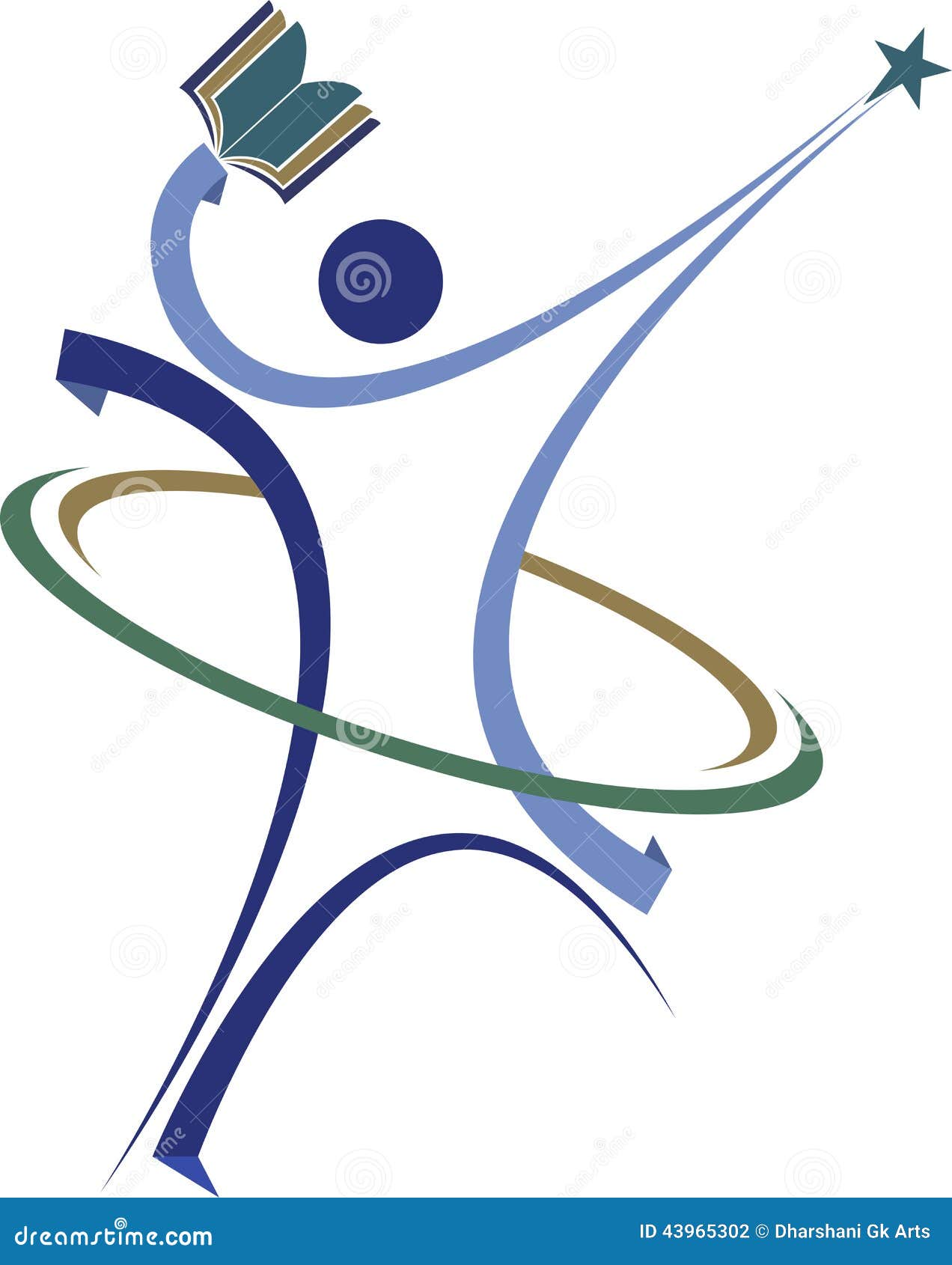 Active Human Education Logo Stock Vector - Illustration of company ...