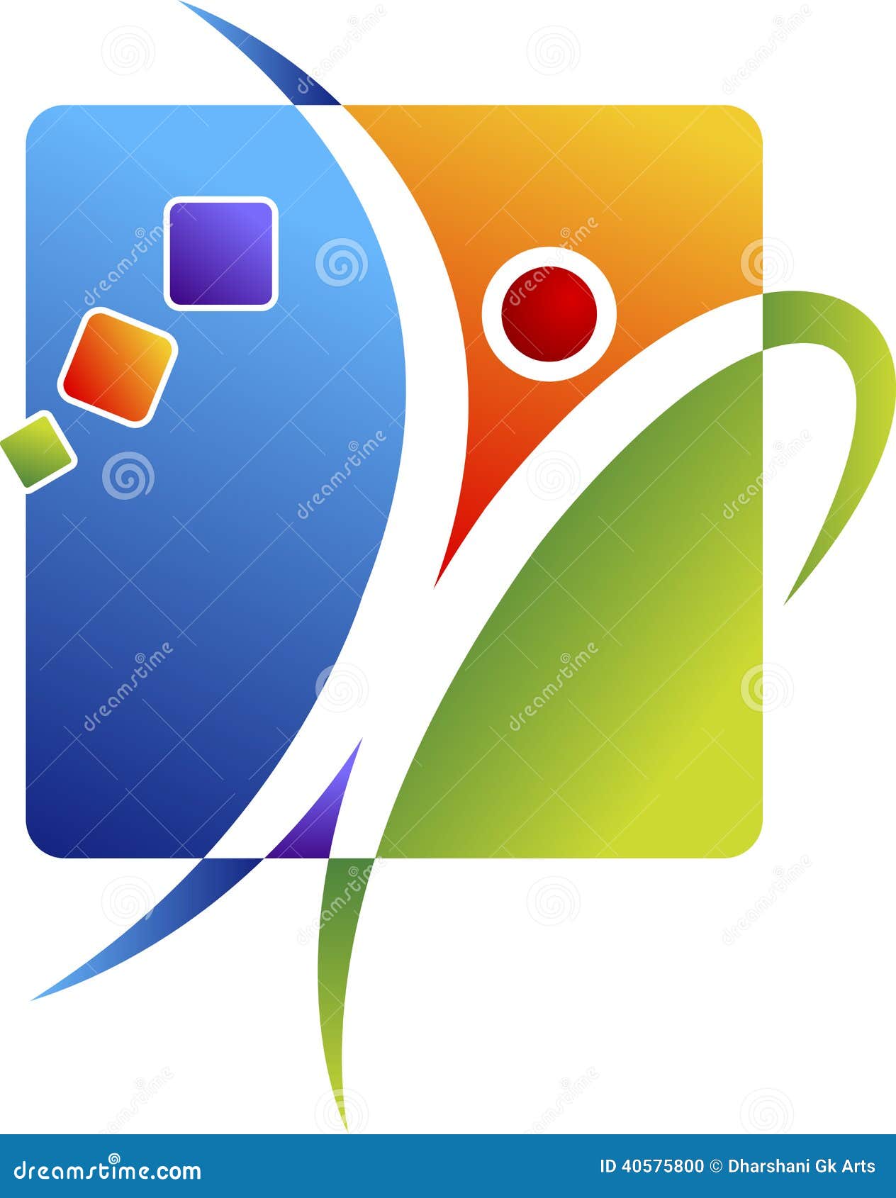 Active human logo stock vector. Illustration of action - 40575800