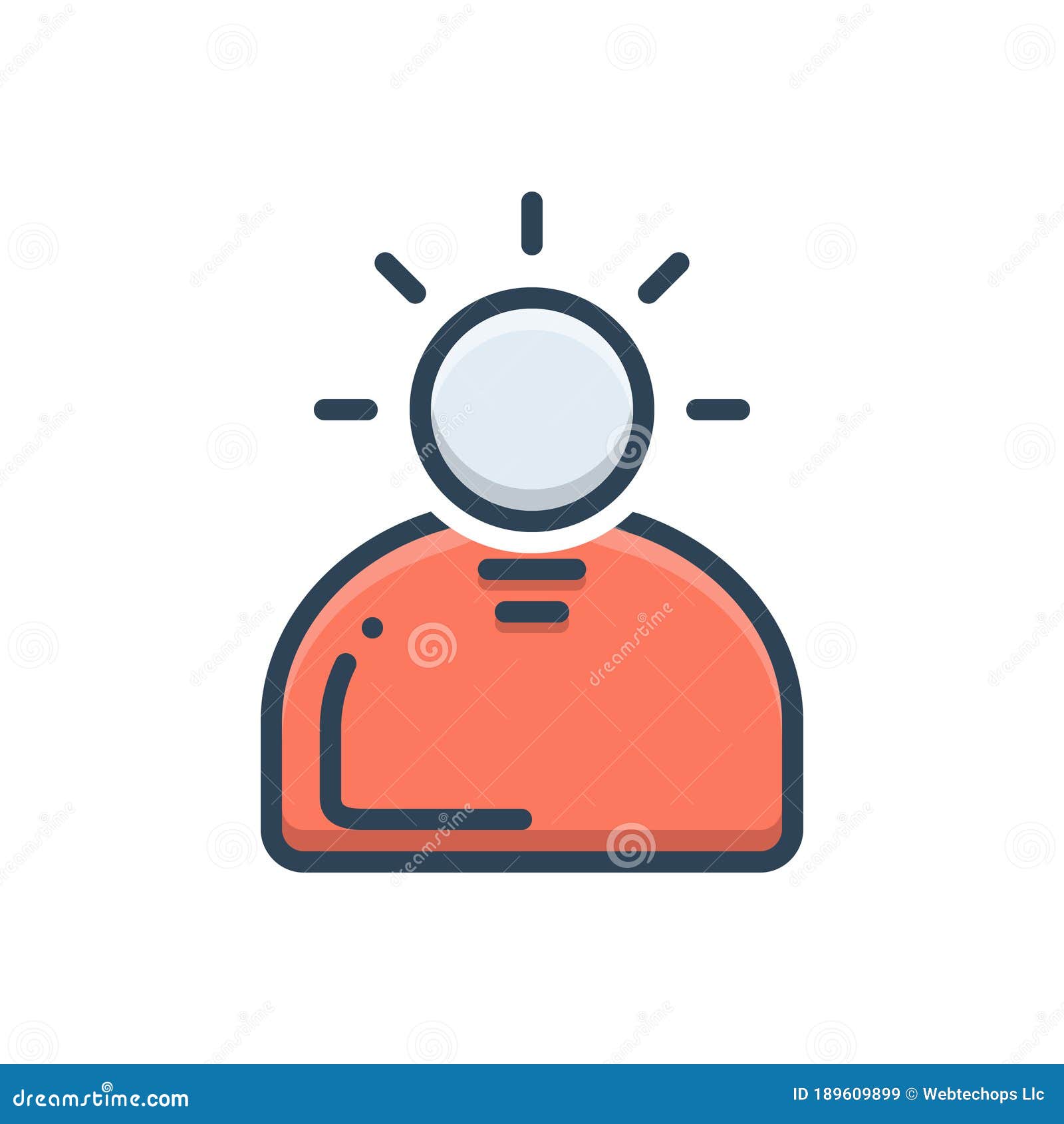 Color Illustration Icon for Active, Effectual and Alive Stock ...
