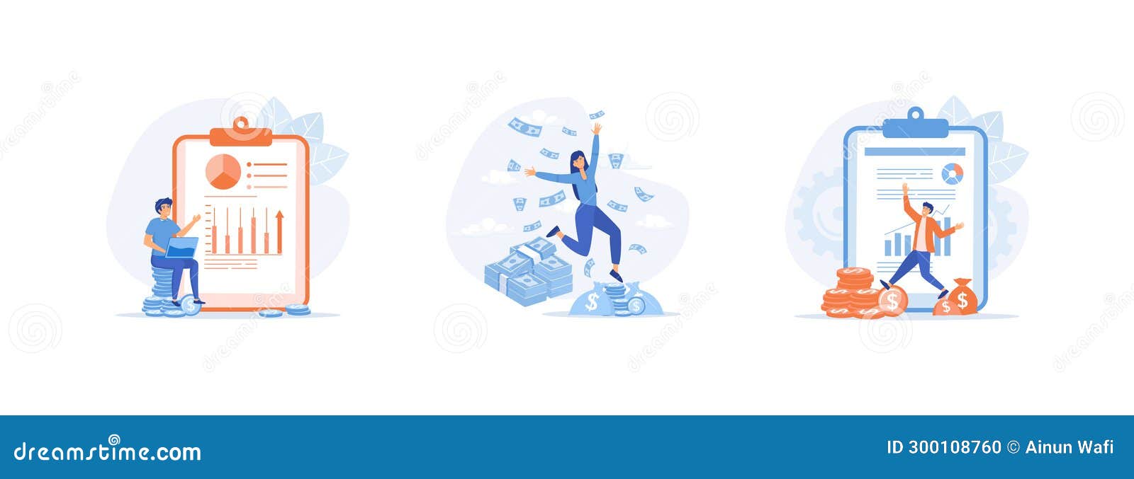 Active Income Concept, Salary Payment, Workers Are Happy Receive A ...