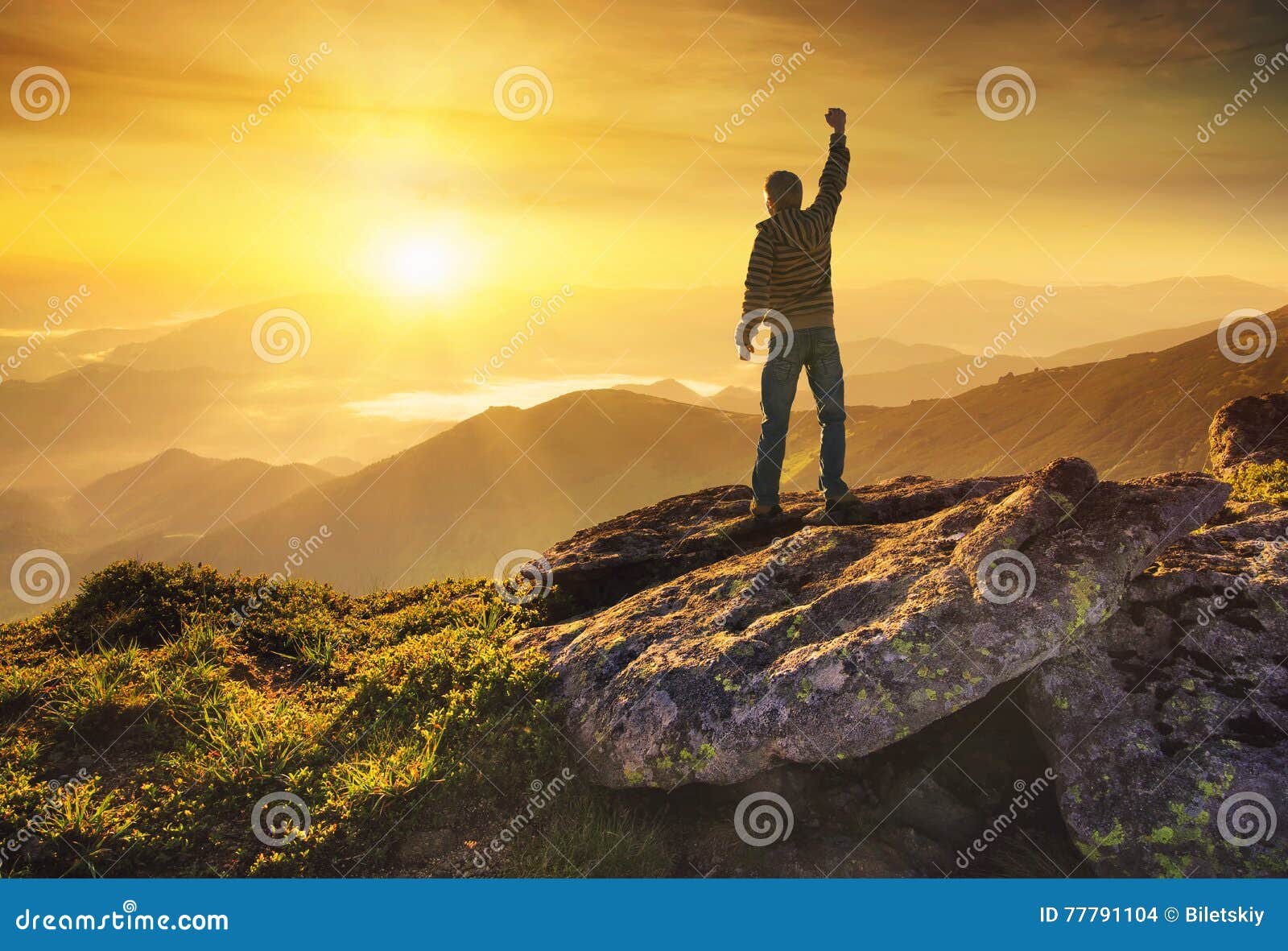 Active life concept stock photo. Image of happy, hill - 77791104