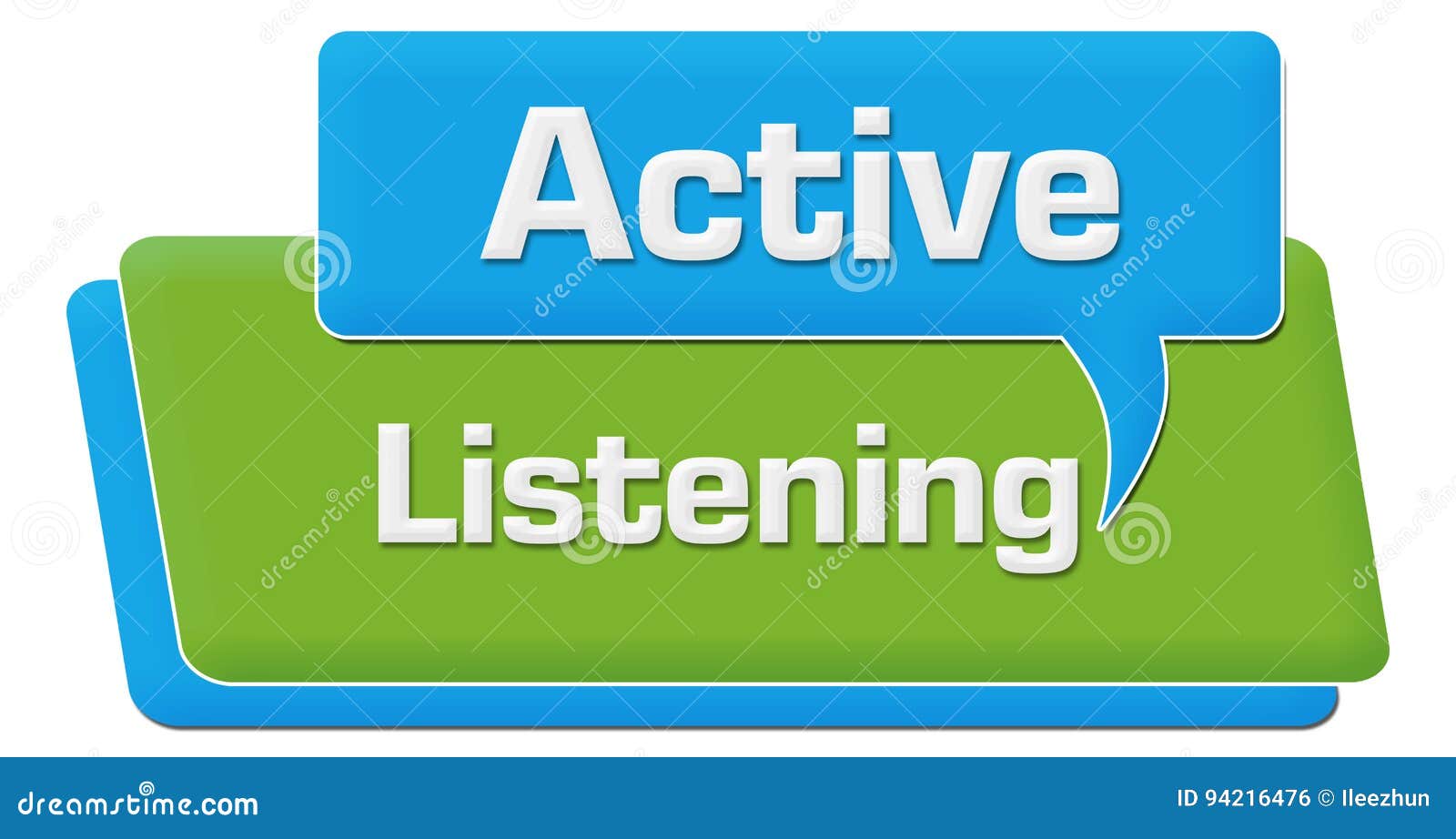 Active Listening Blue Squares Stripes Royalty-Free Stock Photography ...