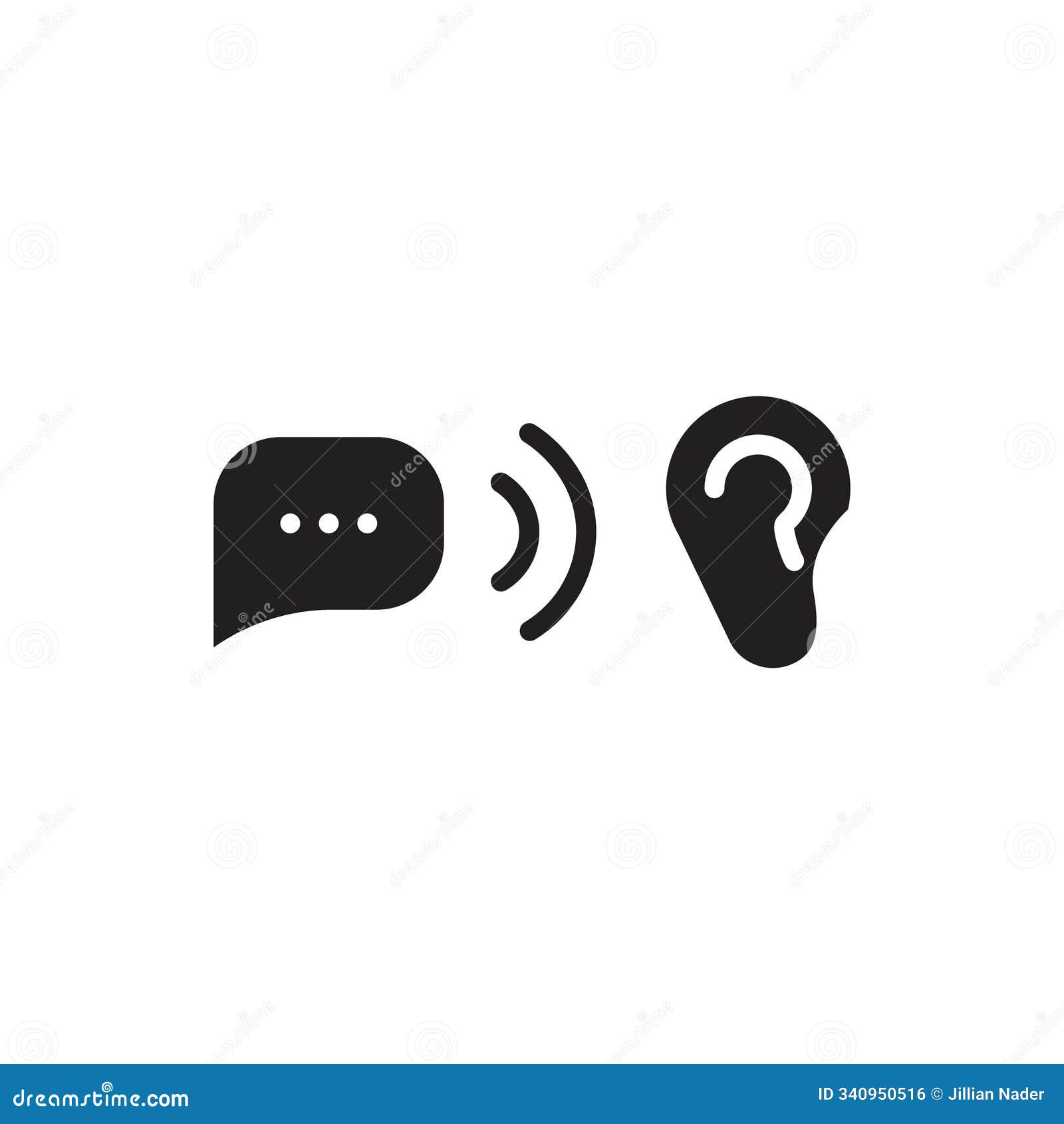 Active Listening Icon Web Design in Vector Stock Vector - Illustration ...
