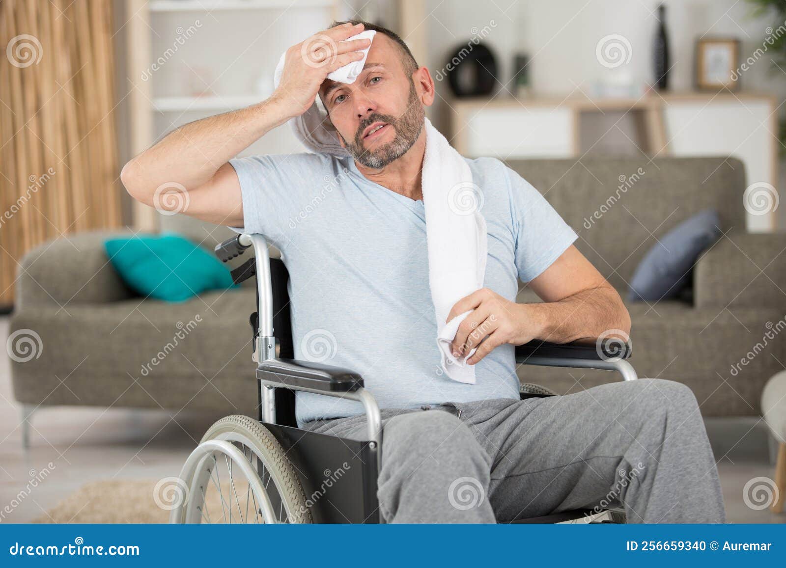 Active man with disability stock photo. Image of chair - 256659340
