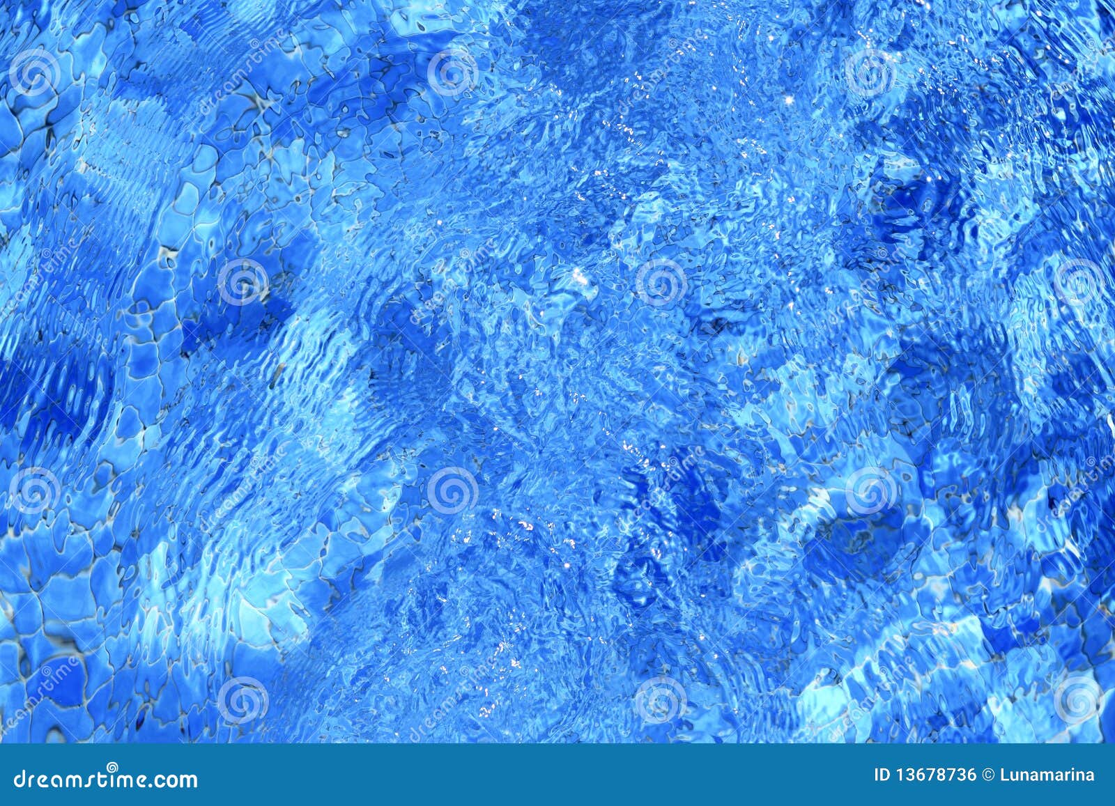 Active Moving Pool Blue Water Texture Stock Photo - Image of backdrop ...
