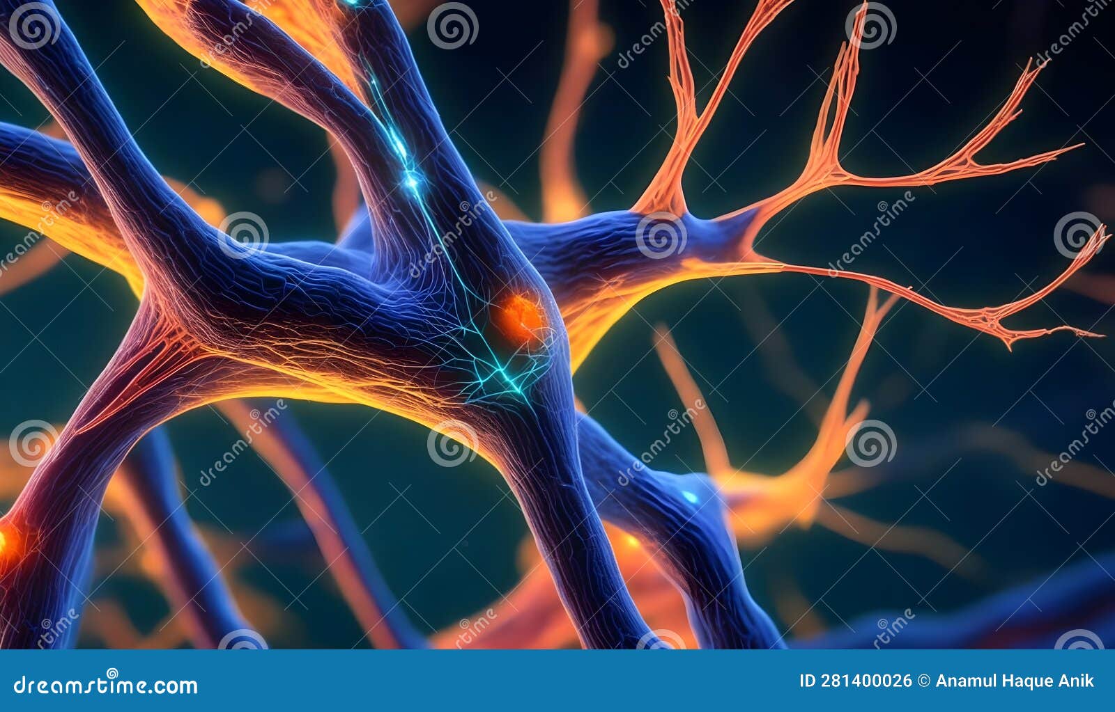 Active Nerve Cell in Human Neural System Stock Illustration ...