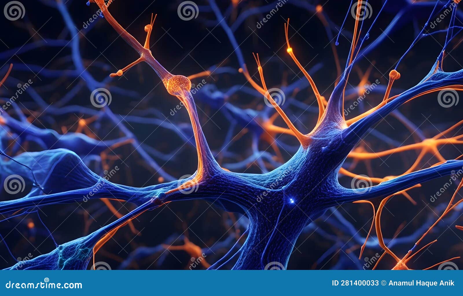 Active Nerve Cell in Human Neural System Stock Illustration ...