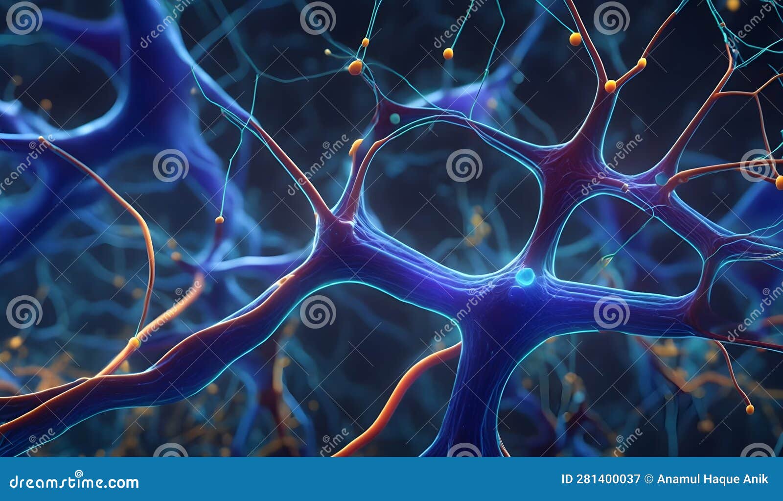 Active Nerve Cell in Human Neural System Stock Illustration ...