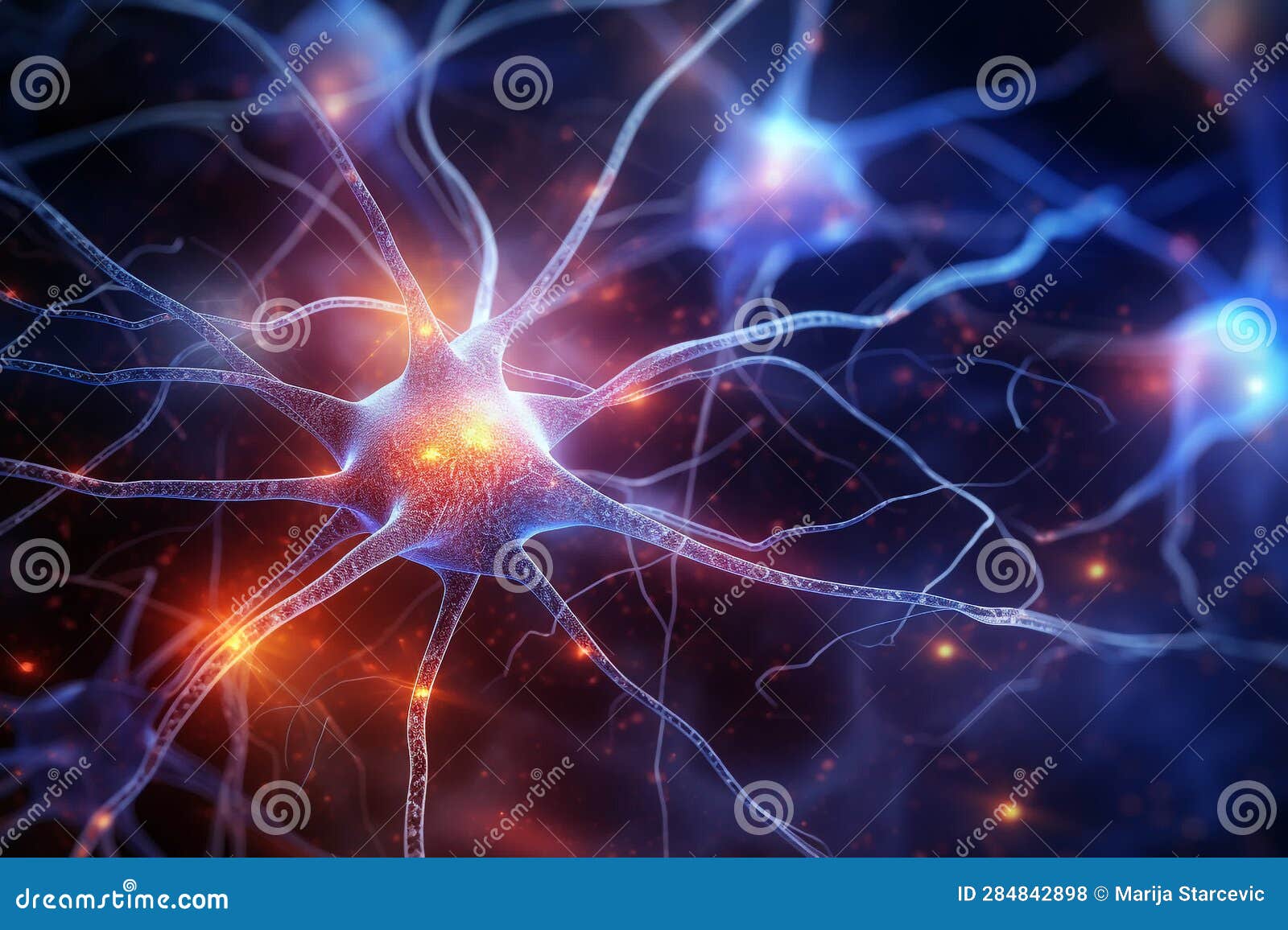 Active Nerve Cells.Human Brain Stimulation or Activity with Neuron ... Active Nerve Cells.Human Brain Stimulation or Activity with Neuron ...