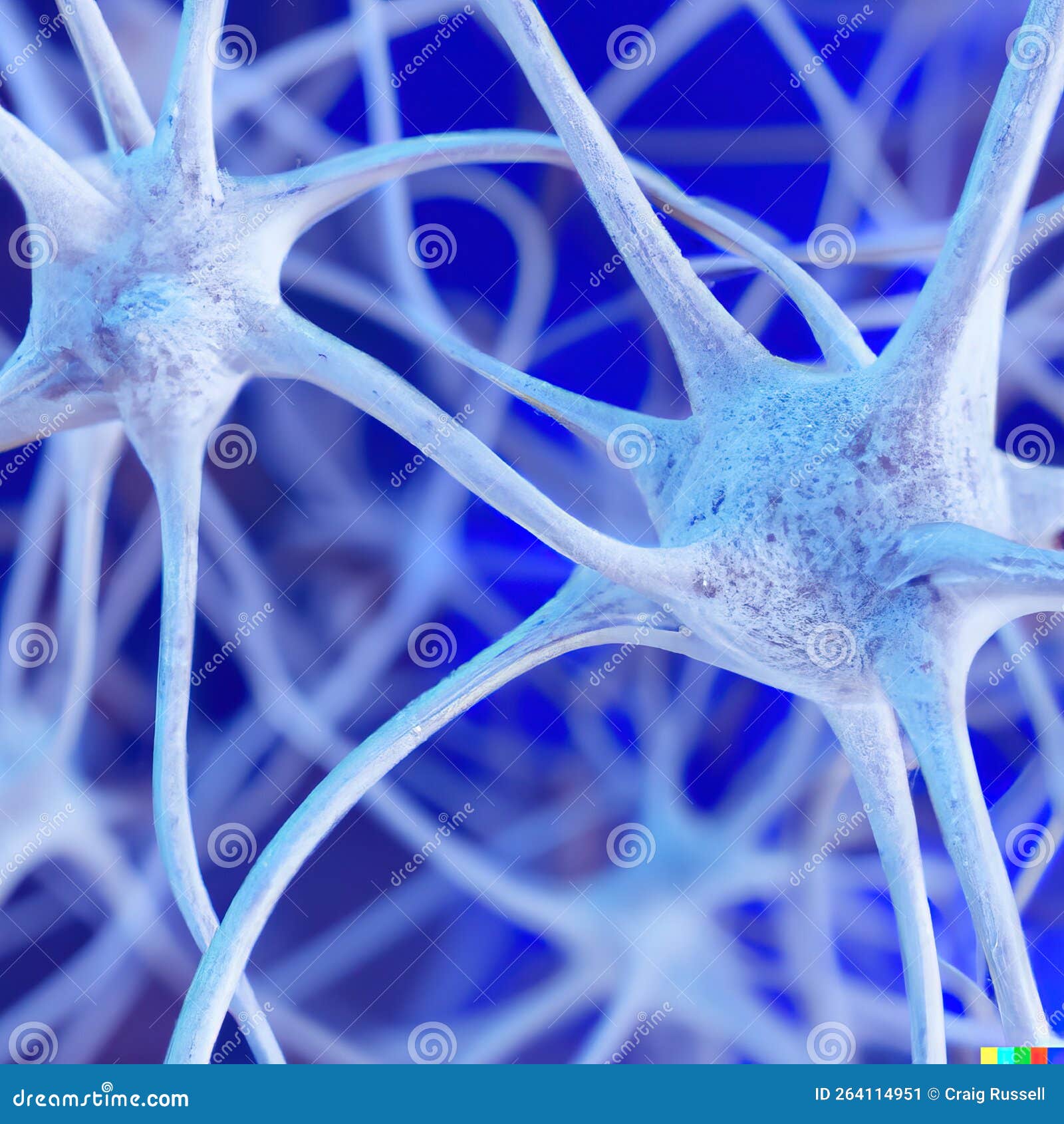 Active Nerve Cells Illustration Stock Illustration - Illustration of ...