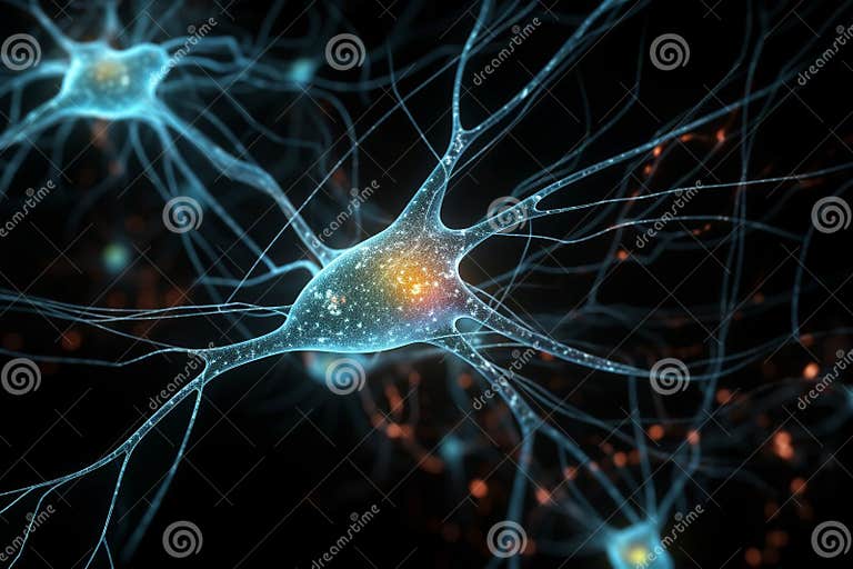 Active Nerve Cells. Neuronal Network with Electrical Activity of Neuron ... Active Nerve Cells. Neuronal Network with Electrical Activity of Neuron ...