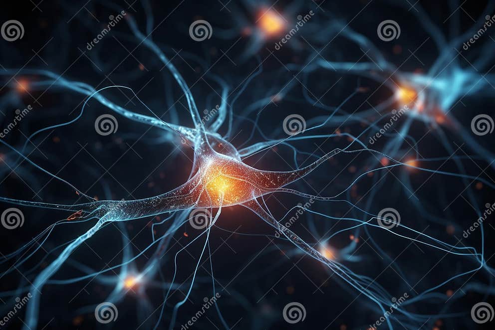 Active Nerve Cells. Neuronal Network with Electrical Activity of Neuron ... Active Nerve Cells. Neuronal Network with Electrical Activity of Neuron ...