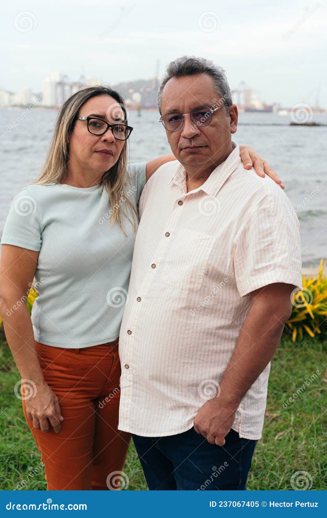 Active Older Couple Enjoying Time Together Outdoors Stock Image - Image ...