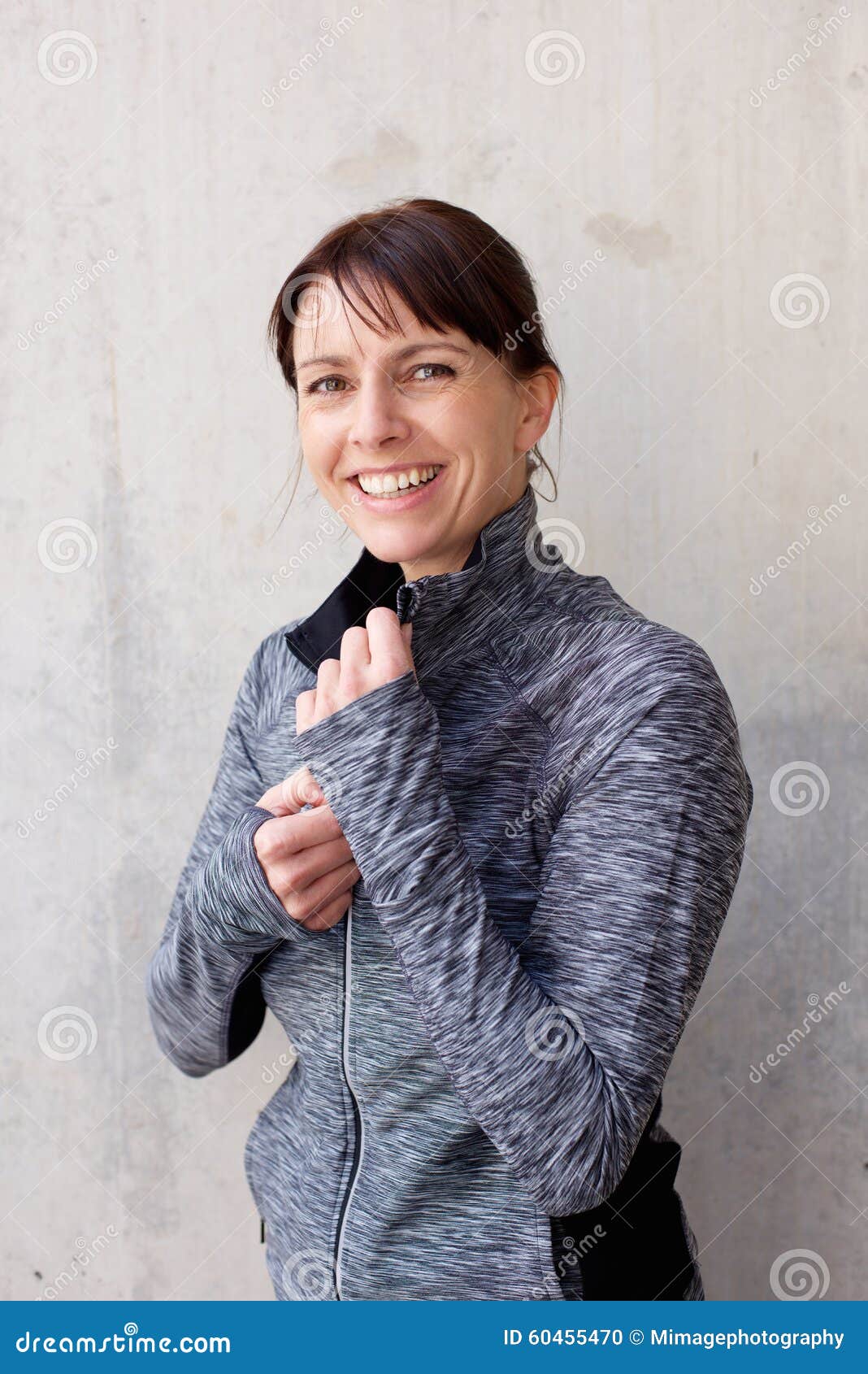 Active older woman smiling stock photo. Image of healthy - 60455470