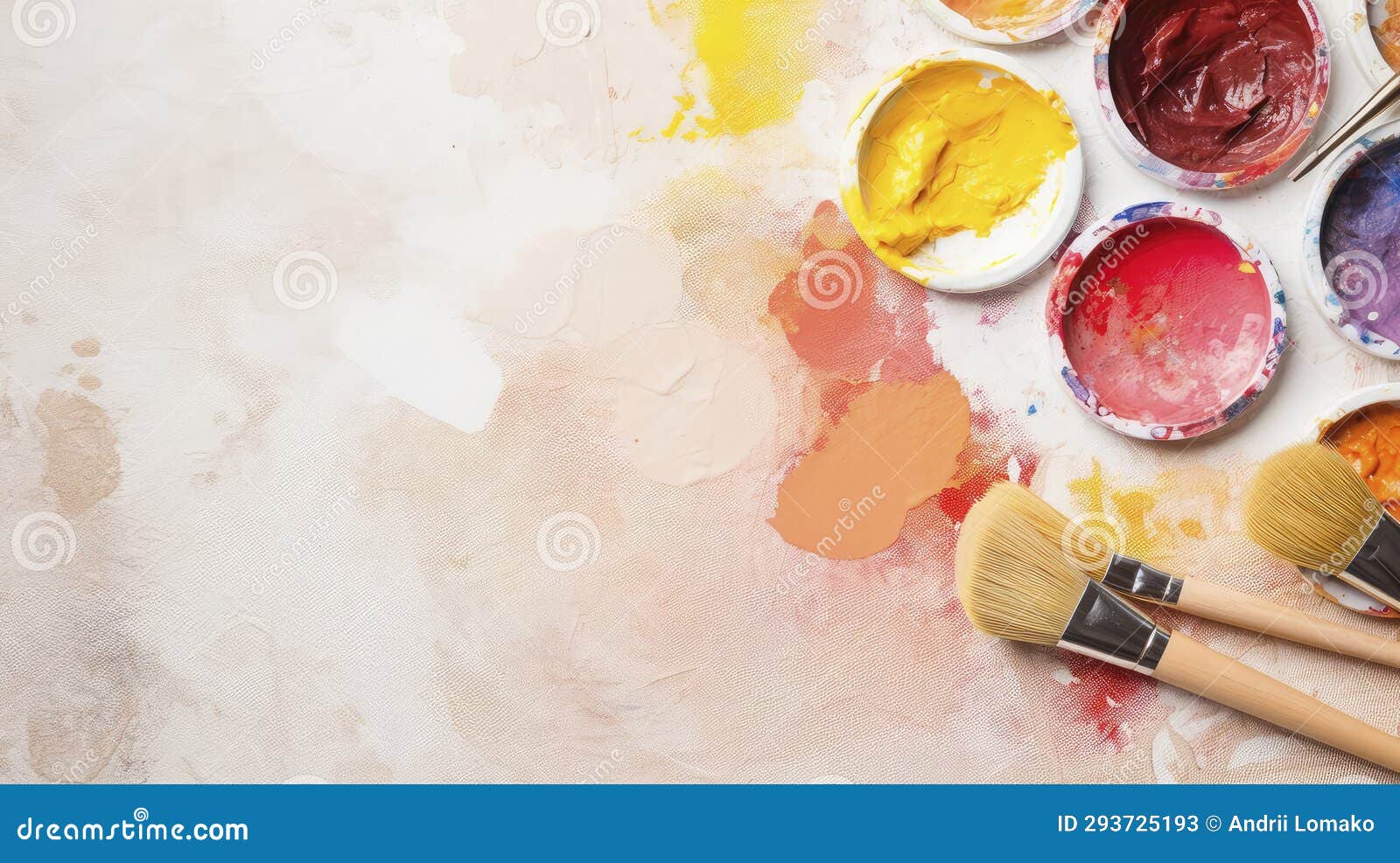 Active Paint Palette stock illustration. Illustration of tools - 293725193