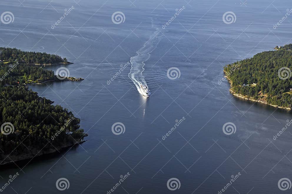 Active Pass, Gulf Islands stock photo. Image of islands - 27529726