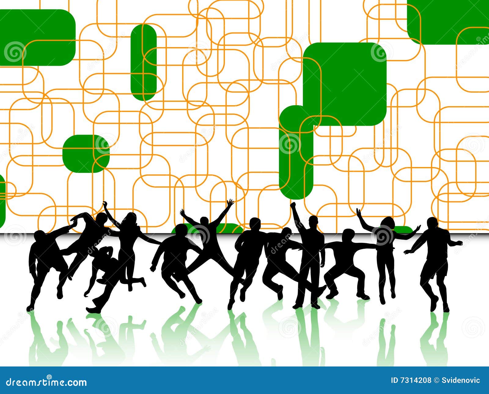 Active people stock vector. Illustration of male, happiness - 7314208