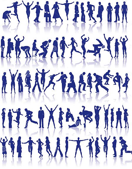 Active people icon set stock vector. Illustration of playing - 5602742