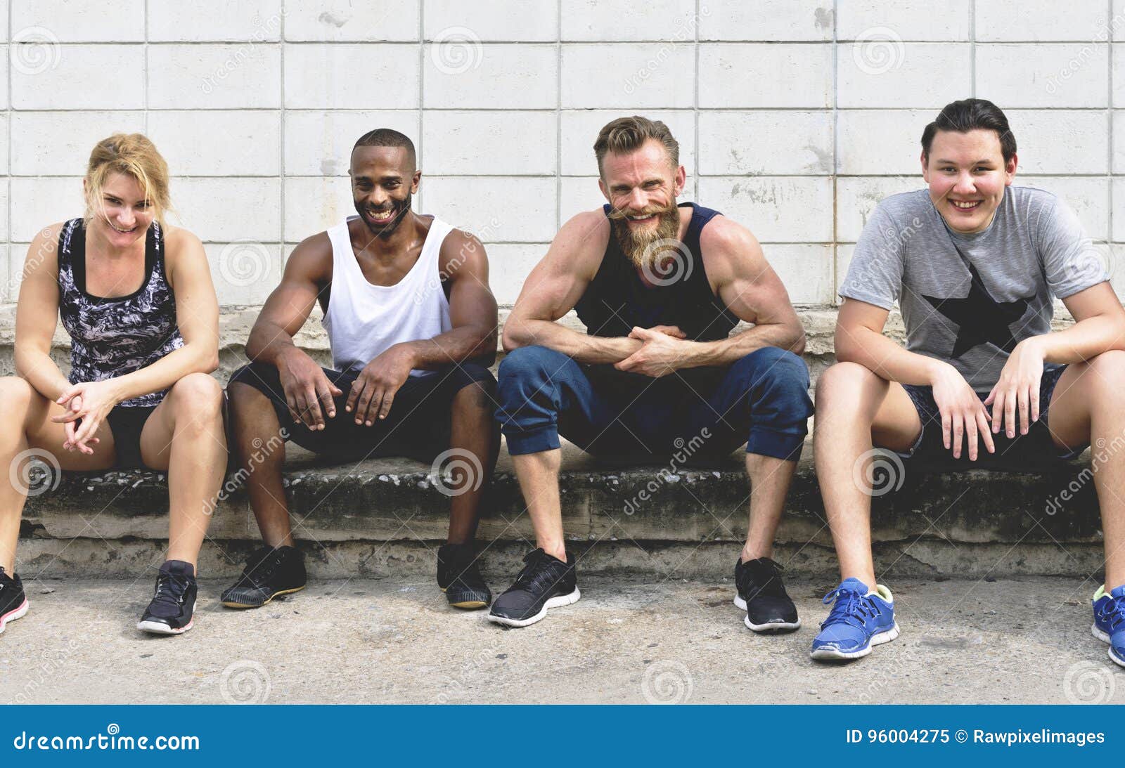 Active People Sport Workout Concept Stock Image - Image of buff, muscle ...