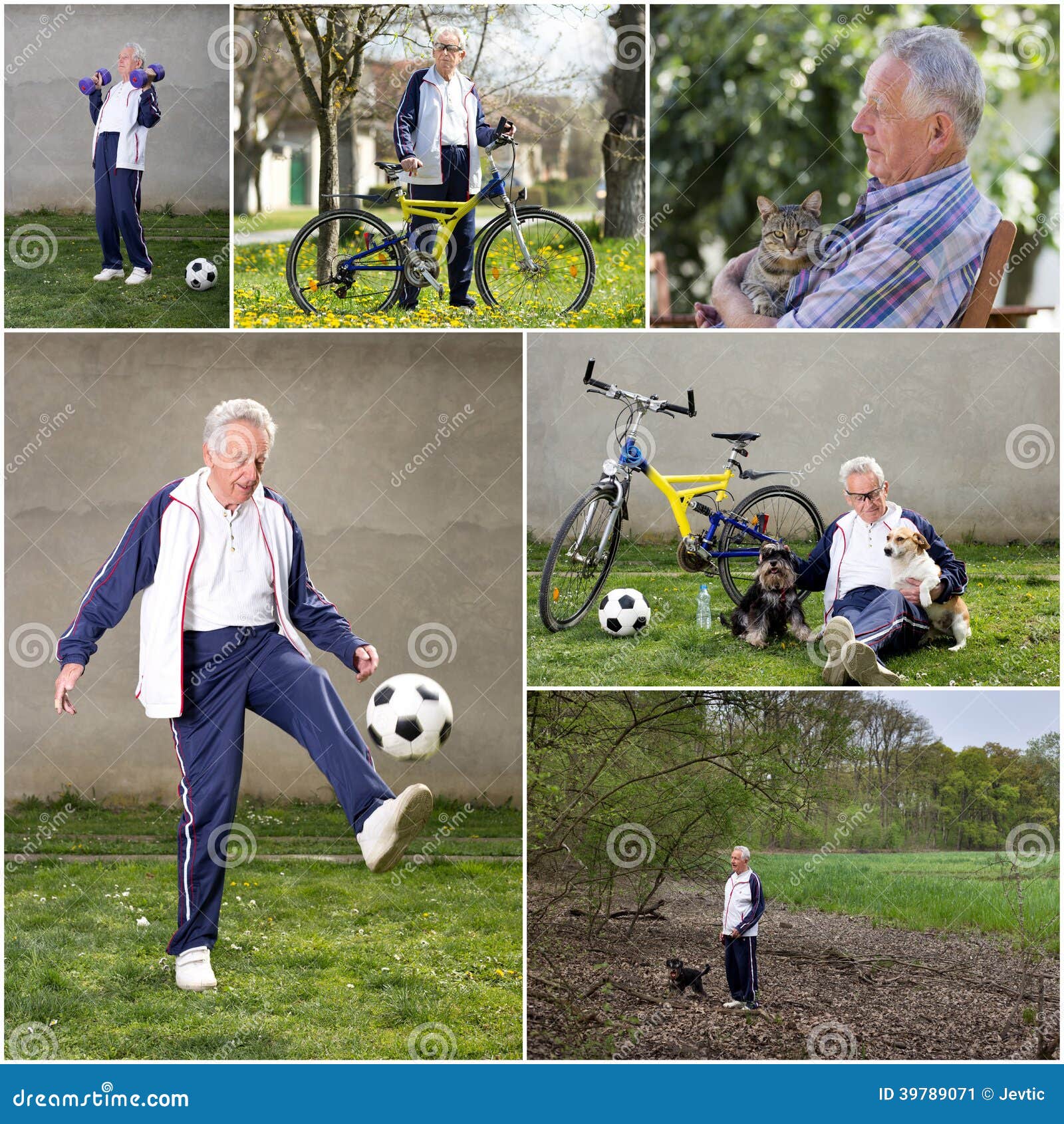 Collage Senior Man Pension Stock Photos - Free & Royalty-Free Stock ...