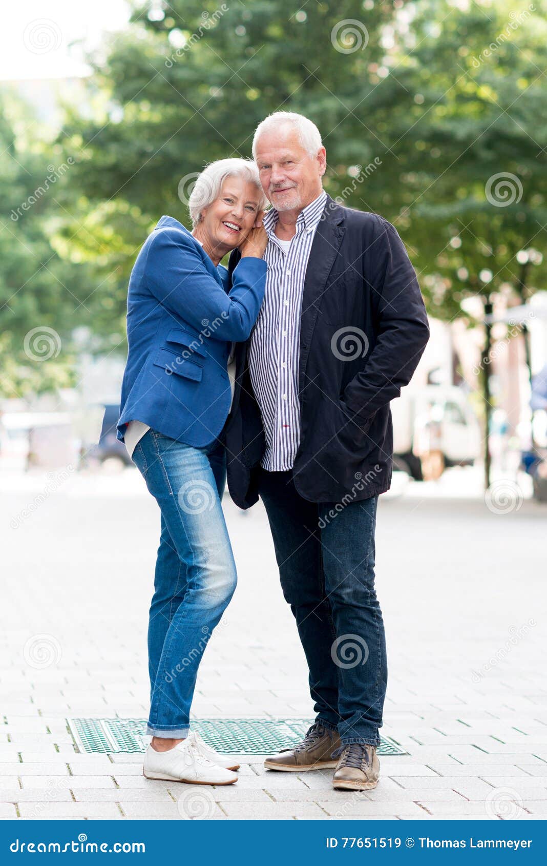 Active senior couple stock image. Image of outdoors, older - 77651519
