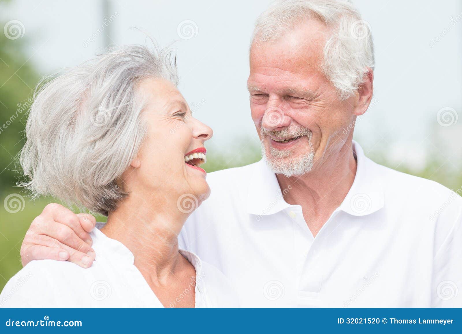 Active senior couple stock photo. Image of gray, couple - 32021520