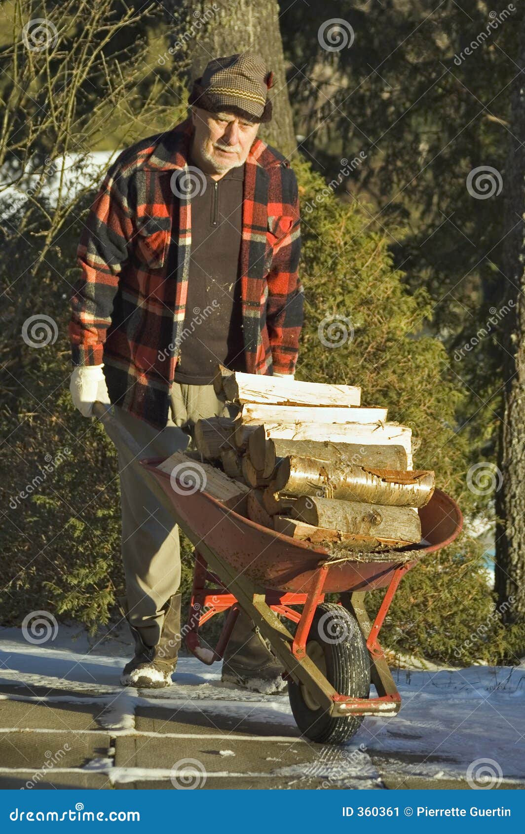 Active senior at work stock image. Image of construction - 360361