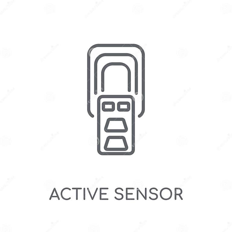 Active Sensor Linear Icon. Modern Outline Active Sensor Logo Con Stock ...