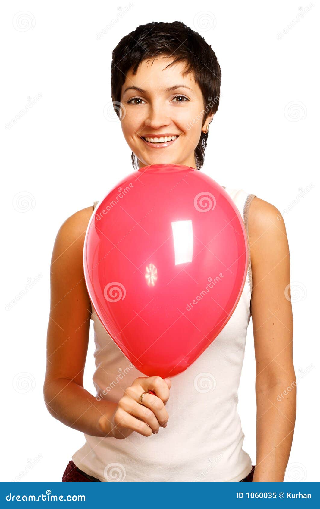 Active smiling woman stock image. Image of fashion, joyful - 1060035