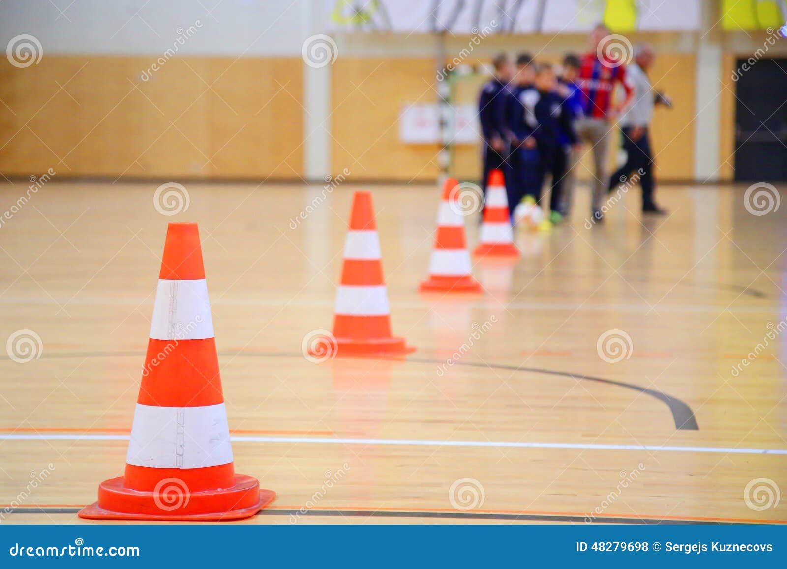 Active sport games stock photo. Image of cones, active - 48279698