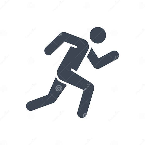 Active Sprint Icon stock vector. Illustration of action - 348843008