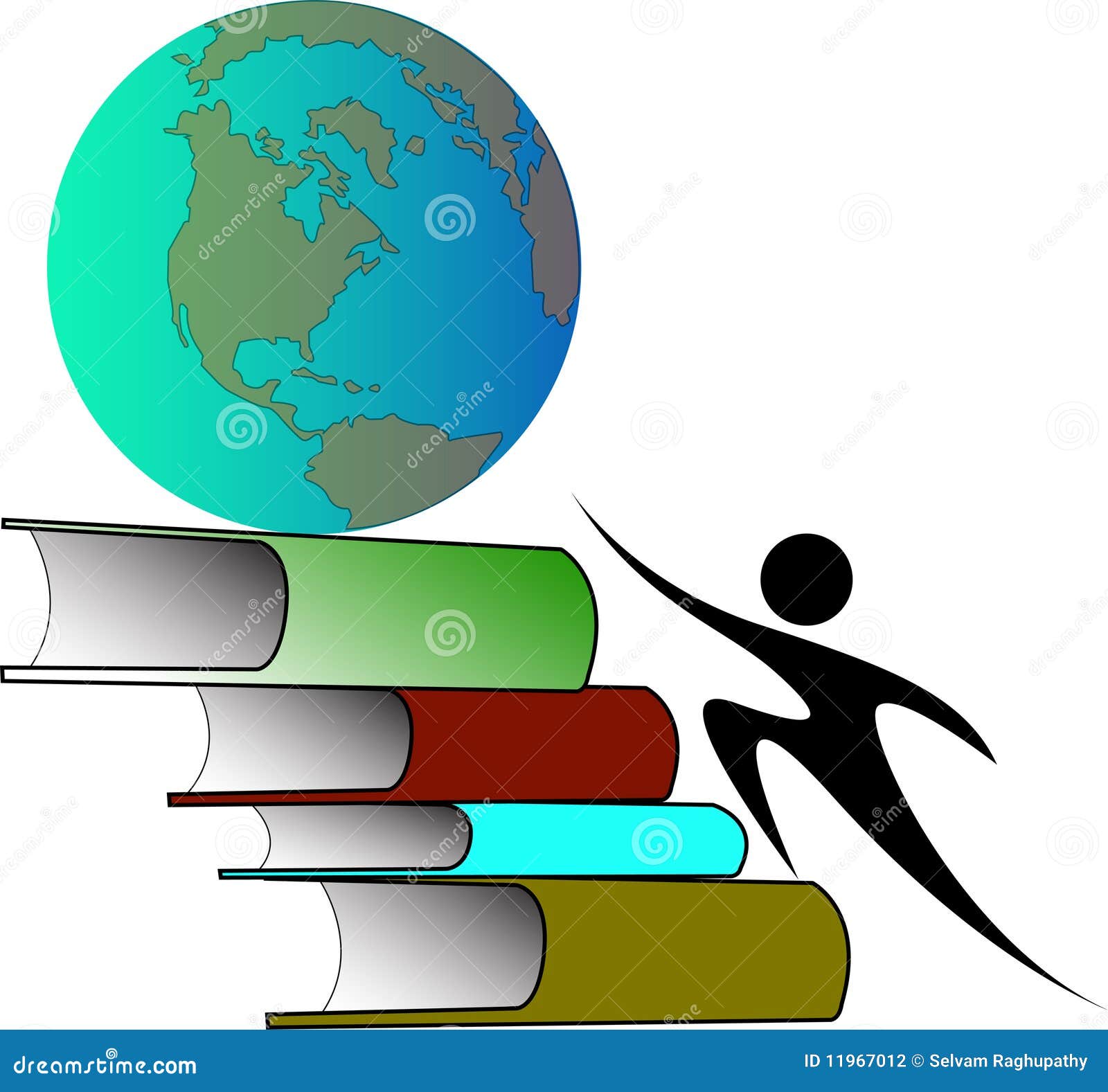 Active student stock vector. Illustration of confident - 11967012