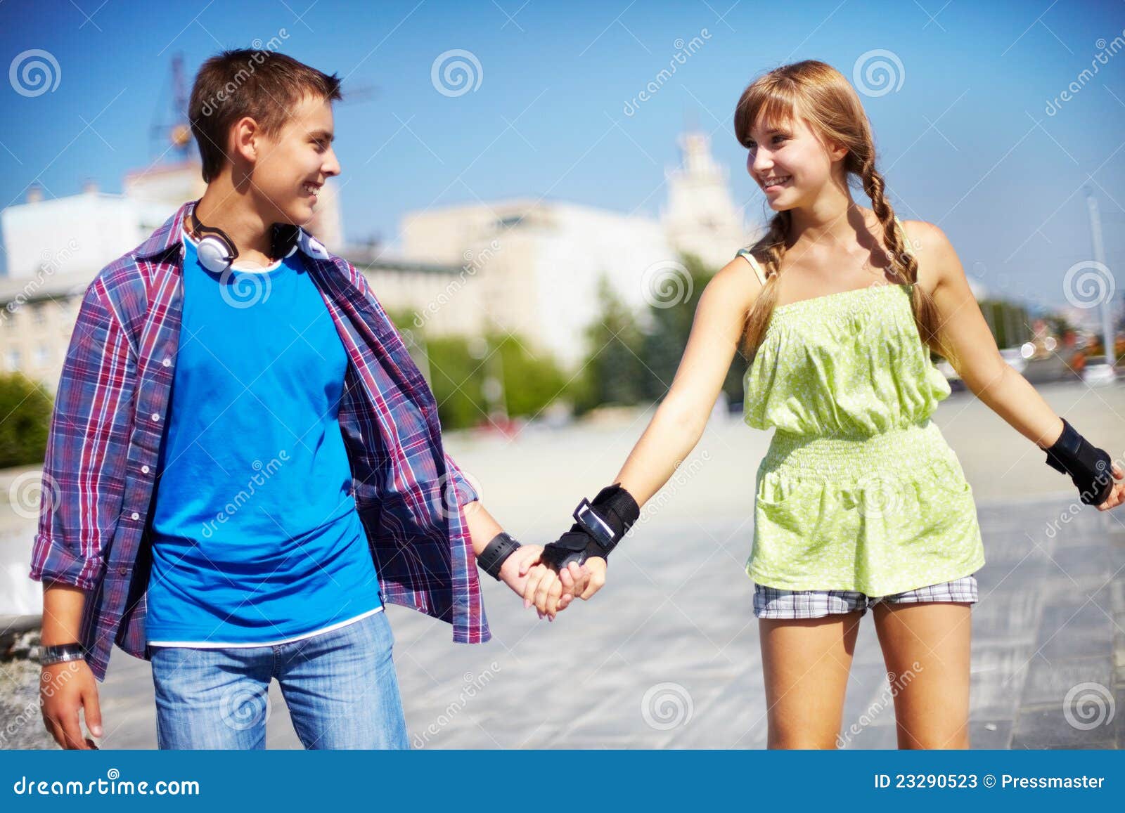 Active teens stock image. Image of happy, natural, friends - 23290523