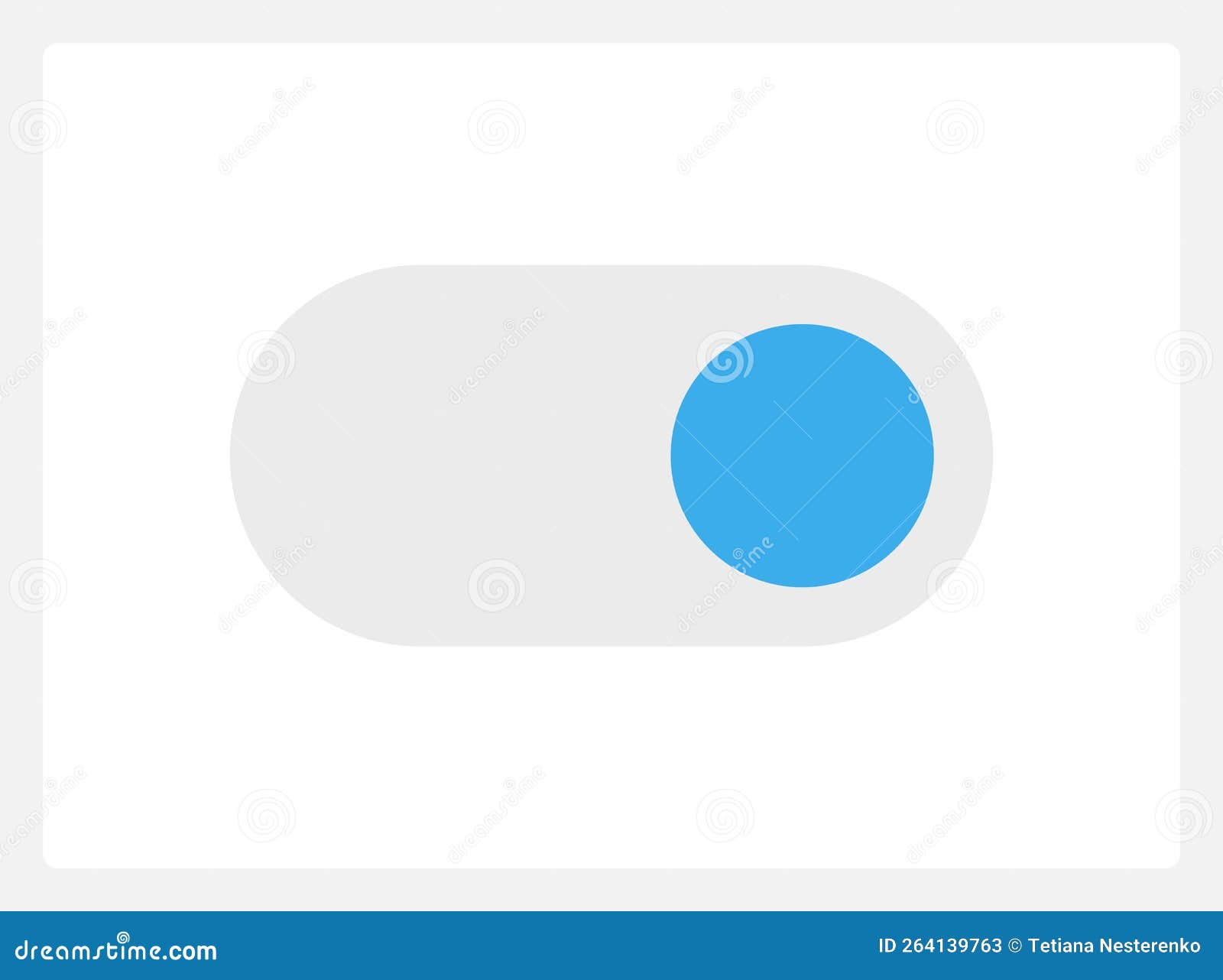 Active Toggle Button Ui Element Template Stock Vector Illustration Of Toggle Template 264139763