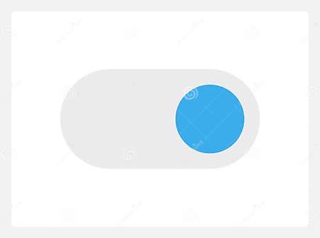 Active Toggle Button UI Element Template Stock Vector - Illustration of ...