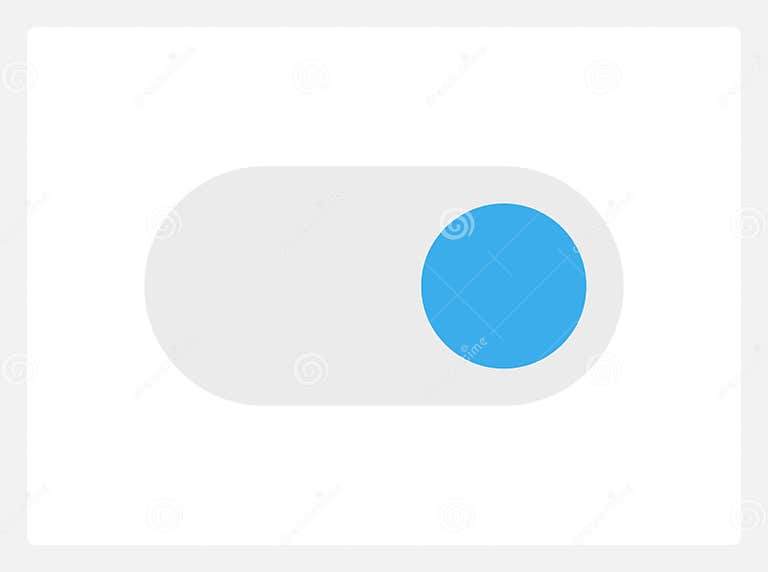 Active Toggle Button UI Element Template Stock Vector - Illustration of toggle, template: 264139763
